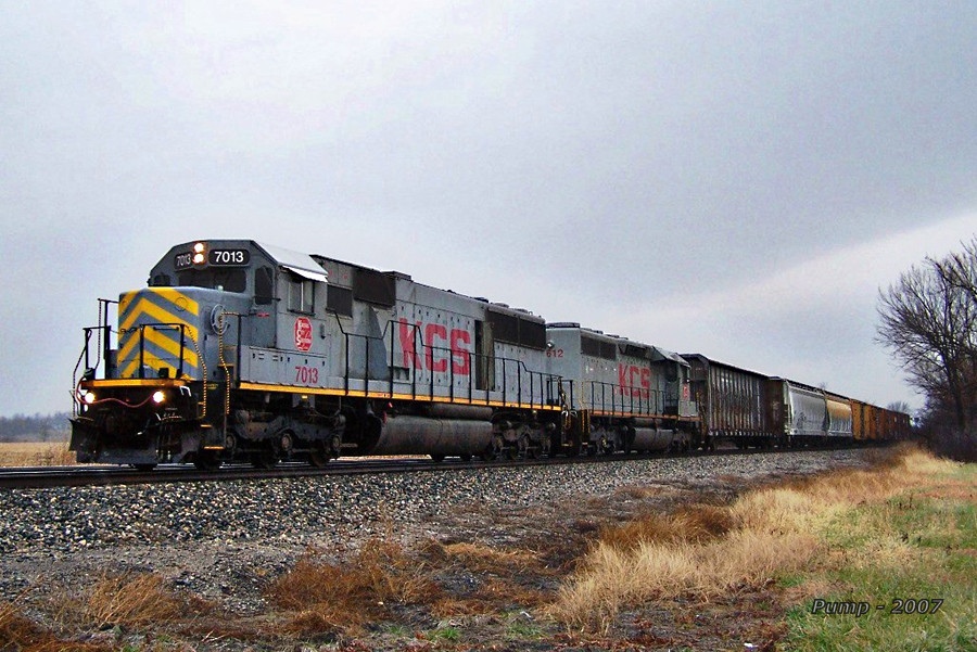 Southbound KCS Manifest Train